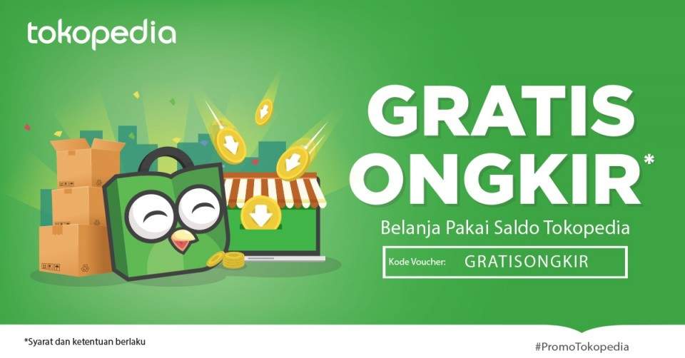Meriahkan Online Revolution, Nikmati Gratis Ongkos Kirim di Tokopedia ...