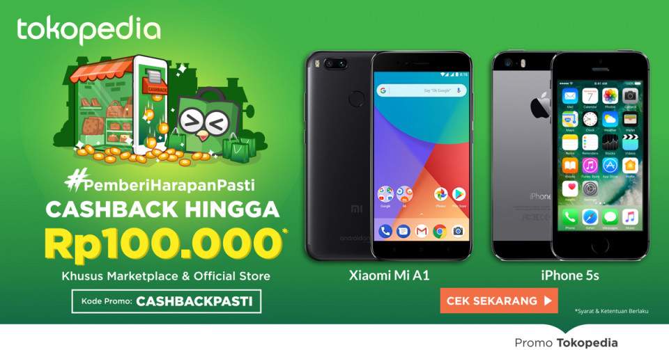 Harbolnas 2017, Beli HP Murah Mulai 1,6 Jutaan di Tokopedia, Bisa Dapat ...