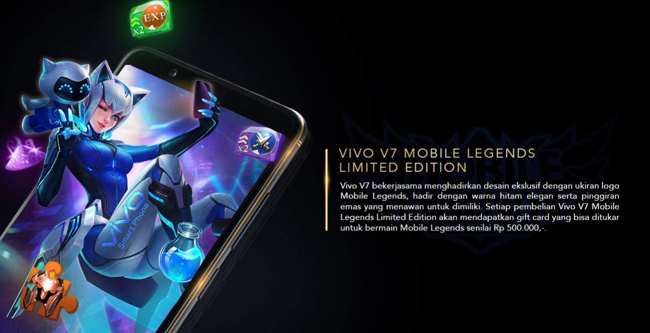 Vivo V7 Mobile Legends Edition Dirilis dengan Mode Game Khusus | Pricebook