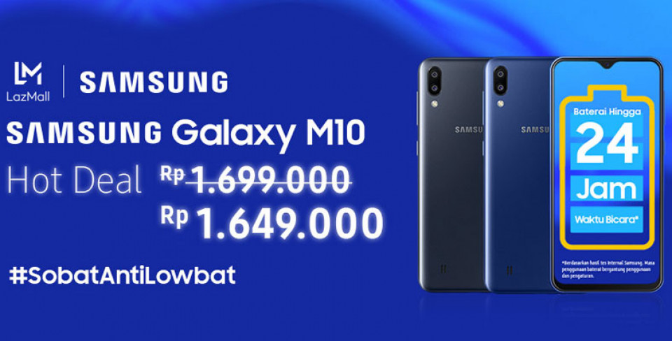 Flash Sale Samsung Galaxy M10, Sudah Murah Masih di Diskon! | Pricebook