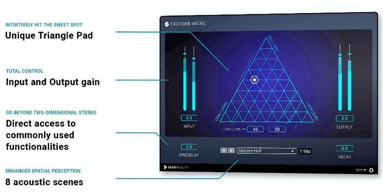 Dear Reality Merilis Reverb Plugin EXOVERB MICRO Terbaru | Pricebook