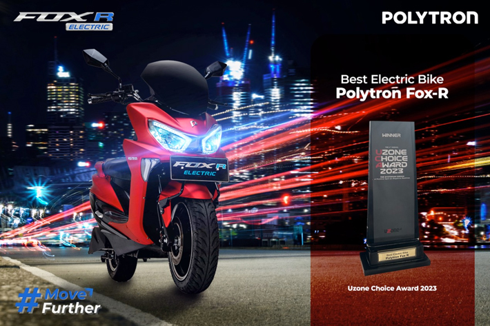 Polytron Fox-R Raih Best Electric Bike di Uzone Choice Award 2023 ...