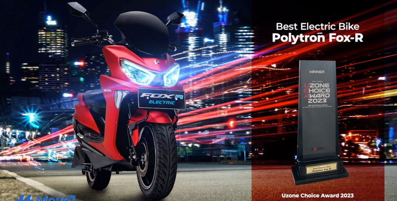 Polytron Fox-R Raih Best Electric Bike di Uzone Choice Award 2023 ...